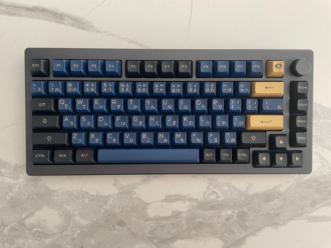 AKKO MOD007 Hotswappable 75% Barebones Mechanical Keyboard (Dark Night ...