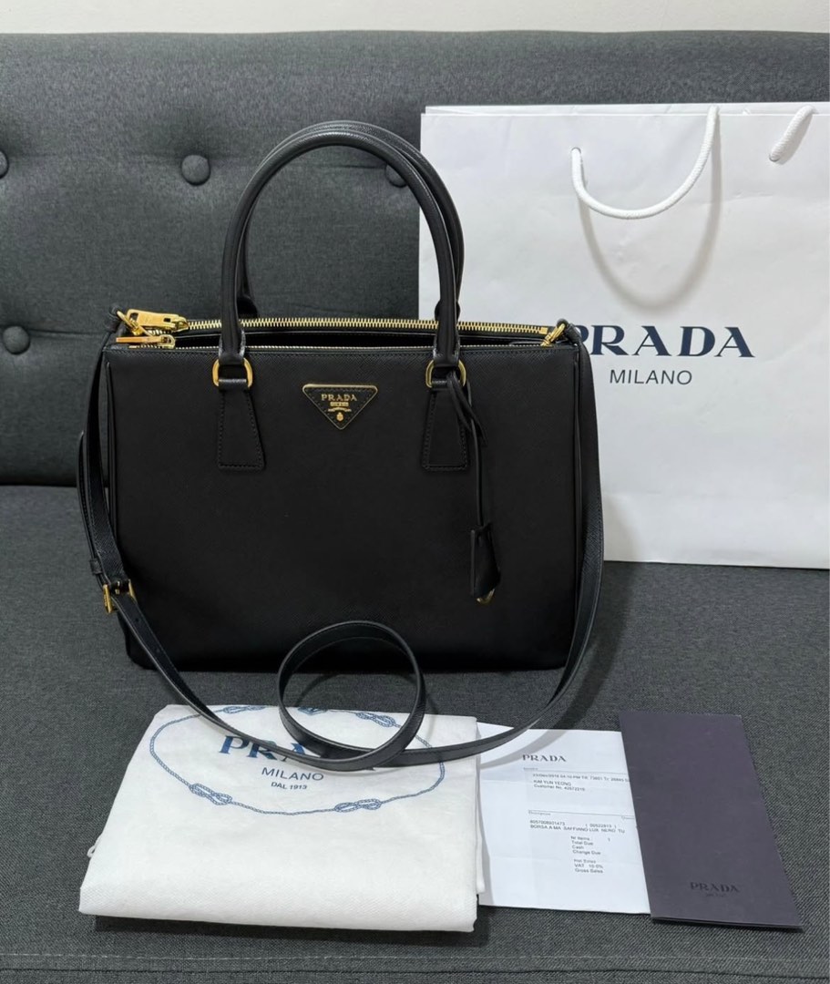 Authentic Prada Lux Saffiano, Luxury, Bags & Wallets on Carousell