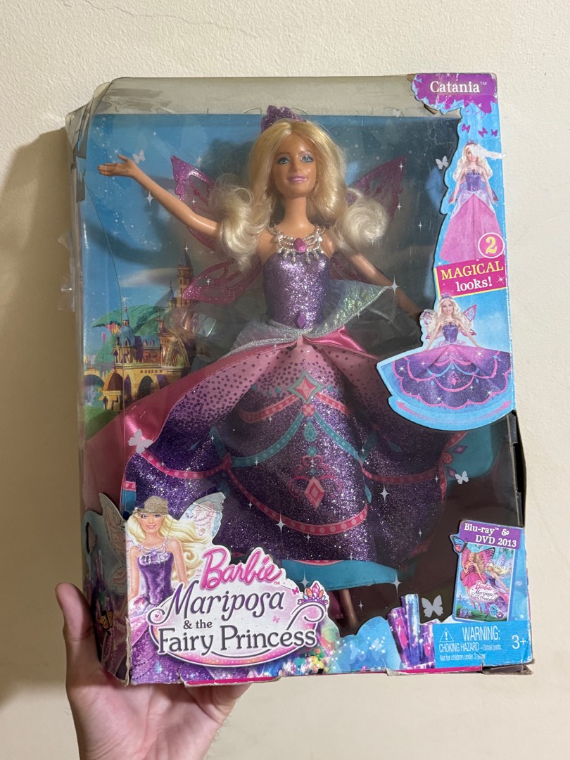 Barbie Mariposa & the Fairy Princess : Princess Catania Doll NRFB ...