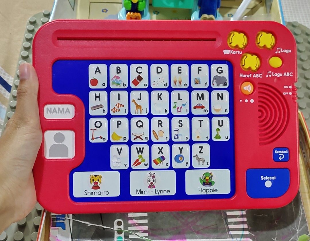 Benesse Shimajiro Mainan Edukasi Anak Tablet ABC dan perintilannya ...