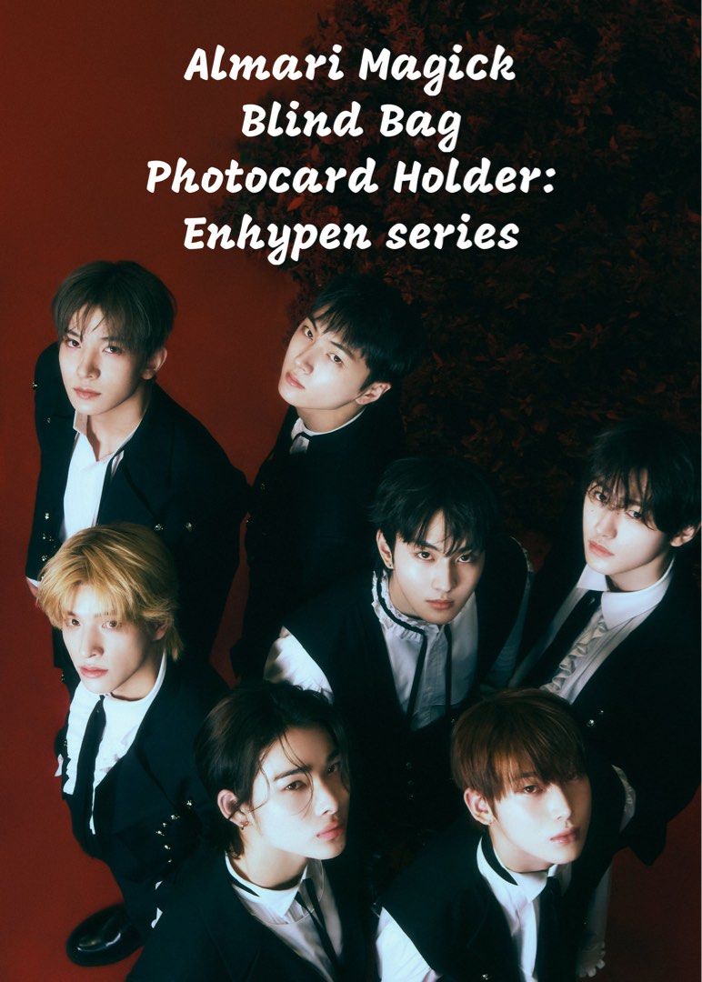 Blind Bag: Photo Card Holder for Enhypen pc, Hobbies & Toys ...