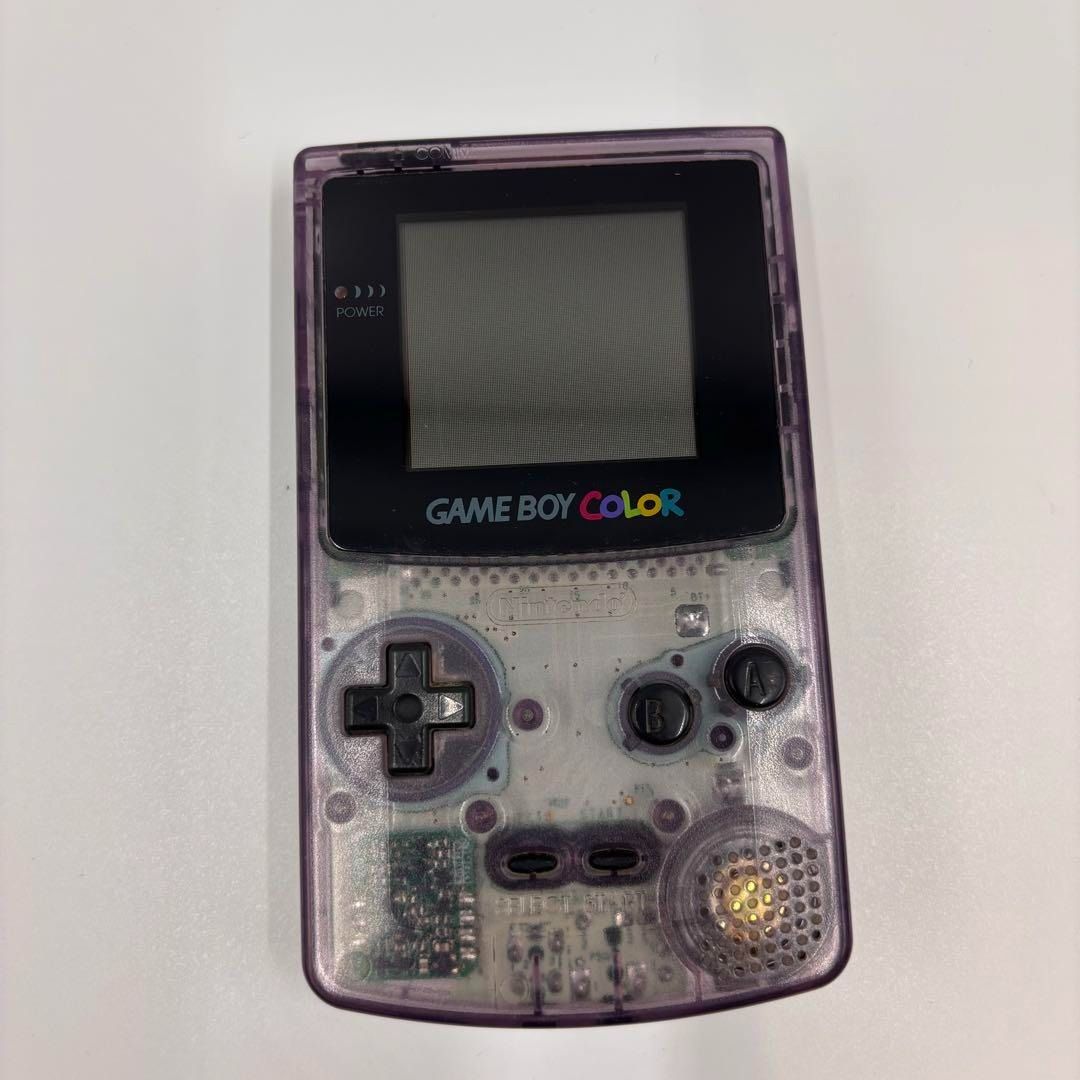 [Box included] Game Boy Color Clear Purple (CGB-001) Operation ...