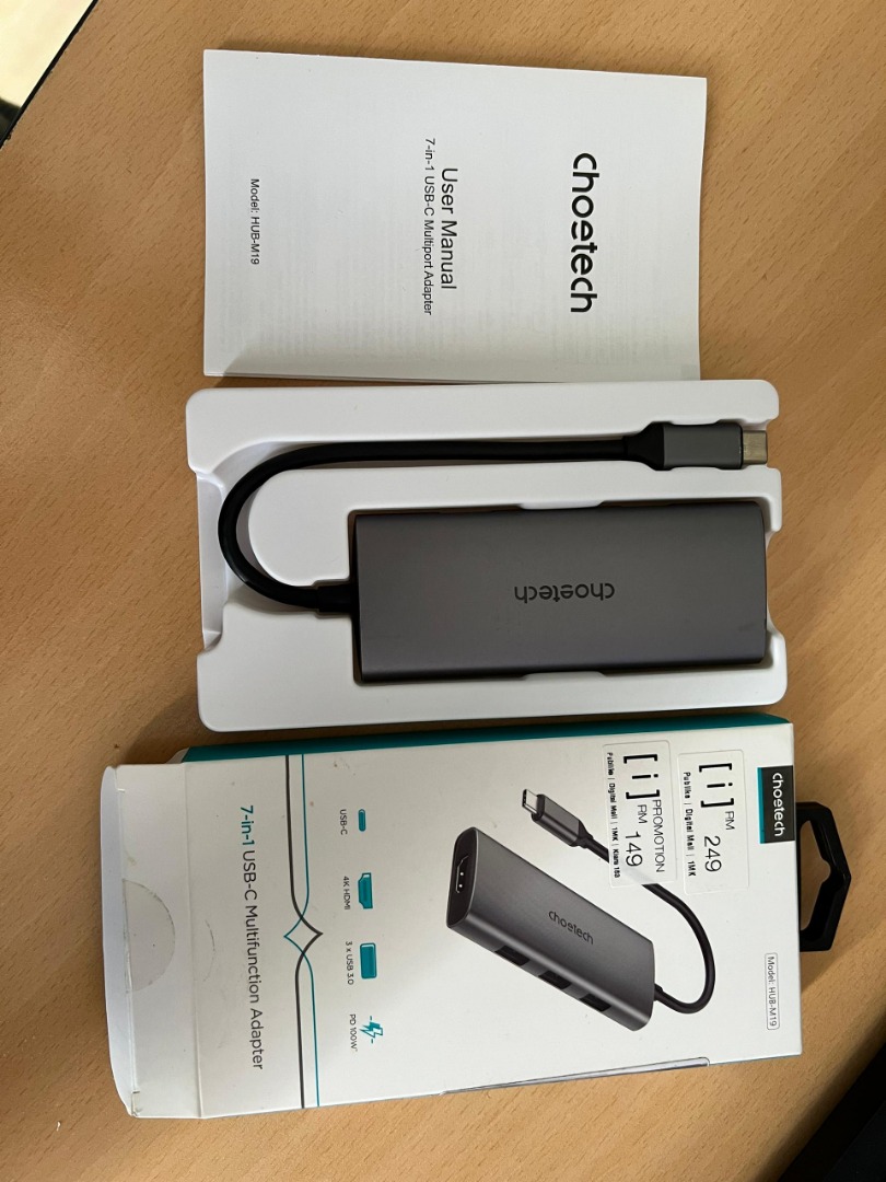 Choetech USB C adapter dongle HDMI, Computers & Tech, Parts ...