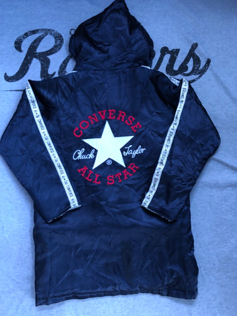 CONVERSE PARKA COACH JACKET FLEECE INSIDE, Men's Fashion, Coats ...