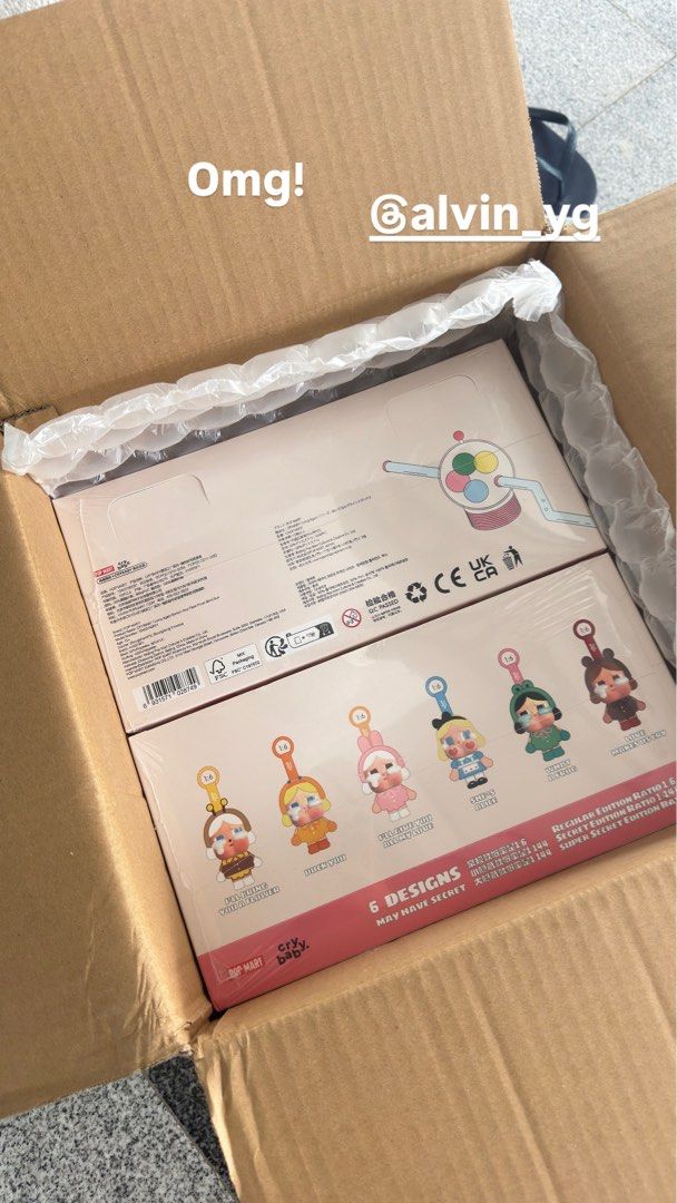 Crying again series cry baby crybaby v2 (FULLSET), Hobbies & Toys, Toys ...