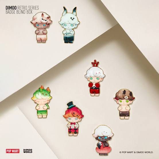 Dimoo retro series magnet, Toys & Collectibles, Lainnya di Carousell