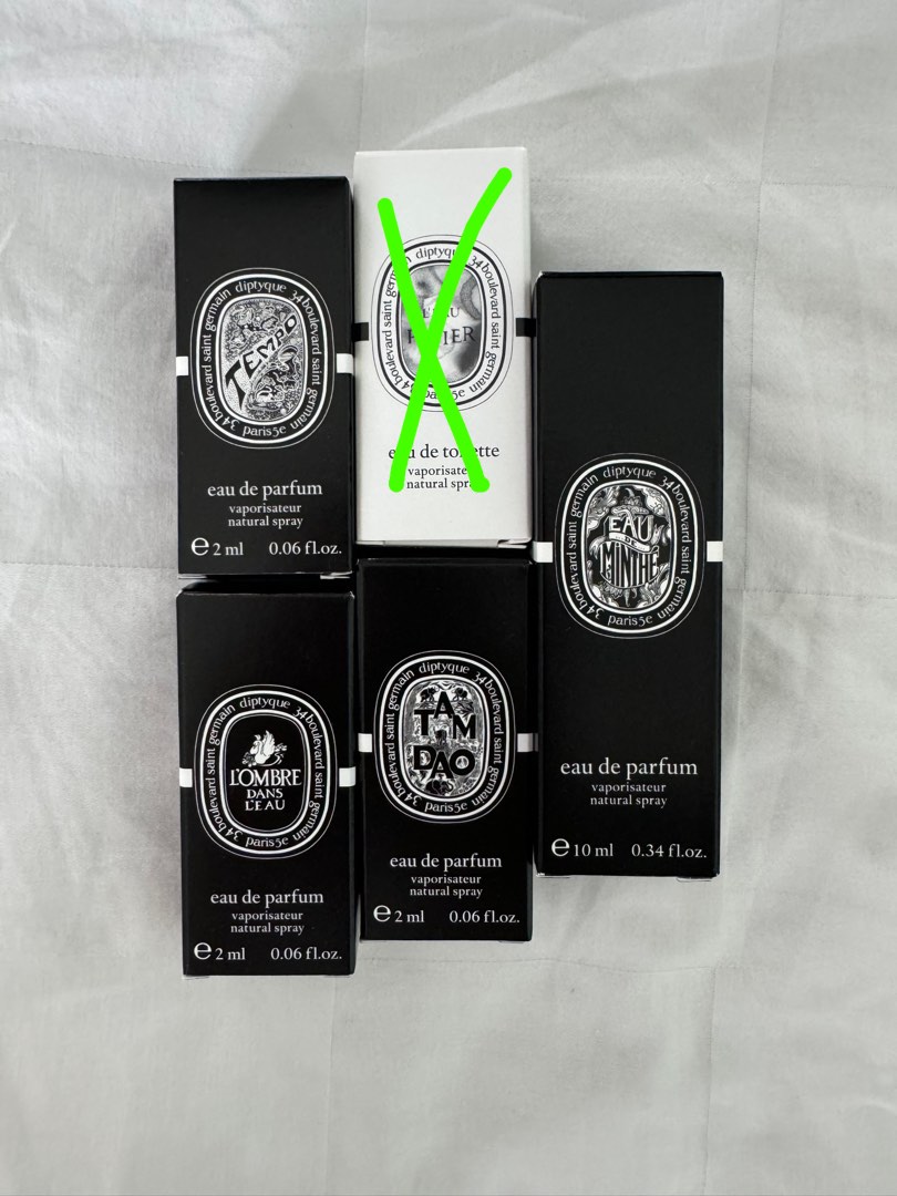 Diptyque Perfume Samples 2ml, Beauty & Personal Care, Fragrance ...