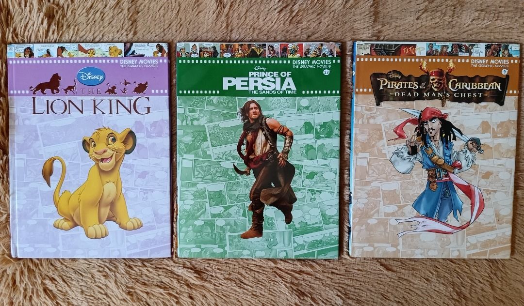 Disney Comics - Lion King, Prince of Persia, Pirates of Caribbean ...