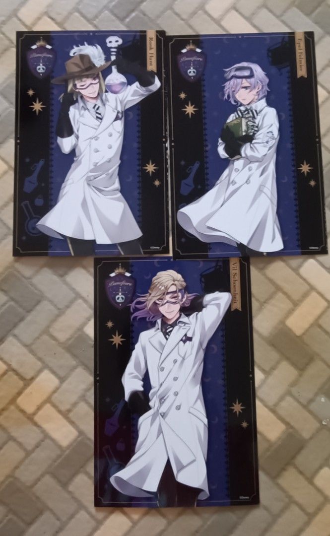 Disney Twisted Wonderland Alchemy postcards book - Pomefiore set ...