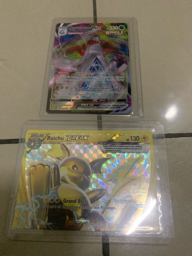 Duraludon vmax & raichu break, Hobbies & Toys, Toys & Games on Carousell
