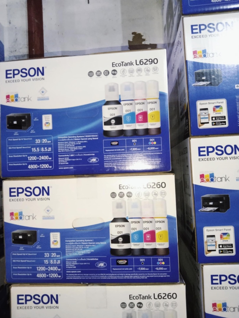 Epson EcoTank L6290 A4 Wi-Fi Duplex All-in-One Ink Tank Printer with ...