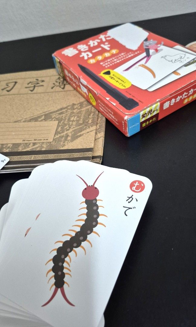 Flash Card Hiragana | How to Write Katakana |Hiragana Poker Game Card ...