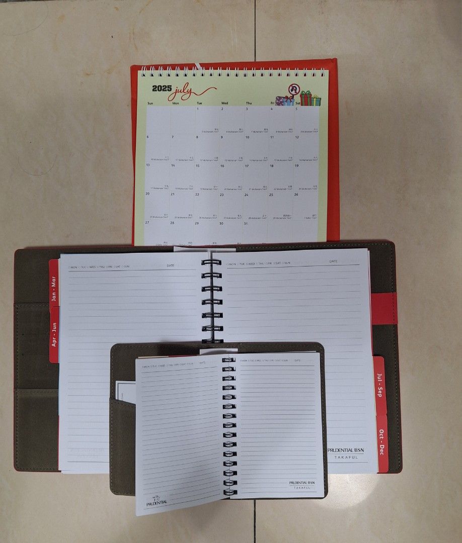 Full Complete Set of Year 2025 Prudential Jacket Management Diary ...