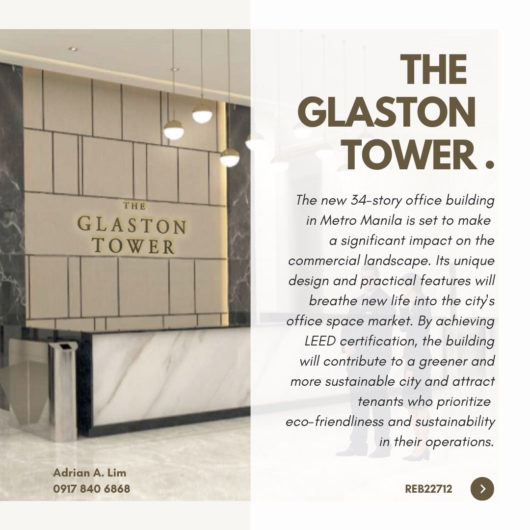 The Glaston Tower at Ortigas East Office Space For Sale / Lease ...
