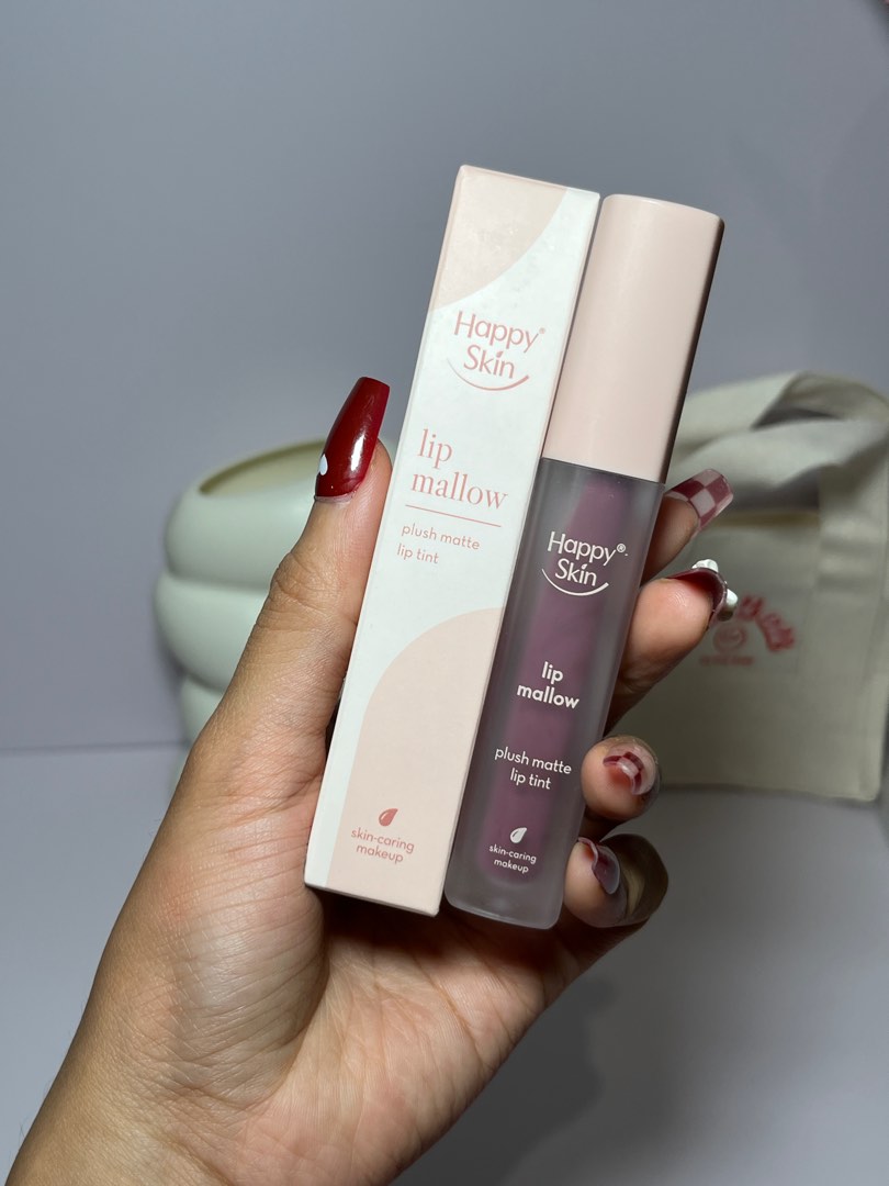 Happy Skin Lip Mallow Tint Shade Vibin, Beauty & Personal Care, Face ...