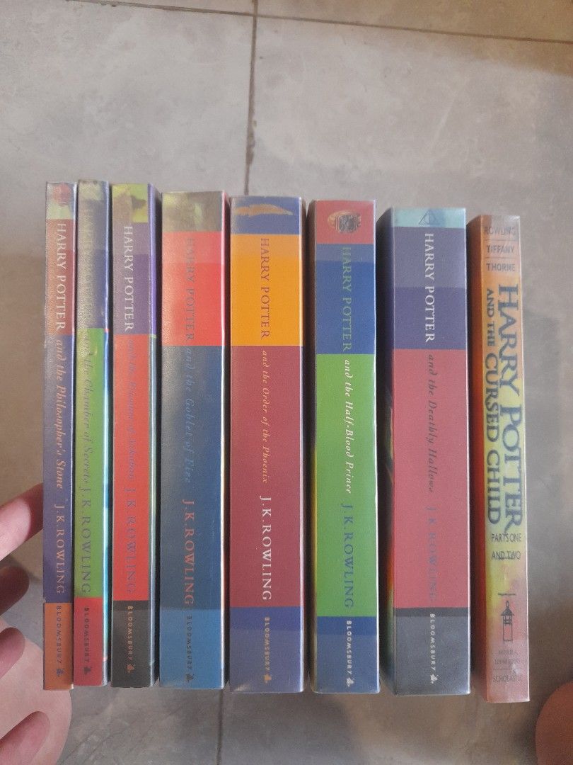 Harry Potter Complete First Edition Cover, Hobbies & Toys, Books ...