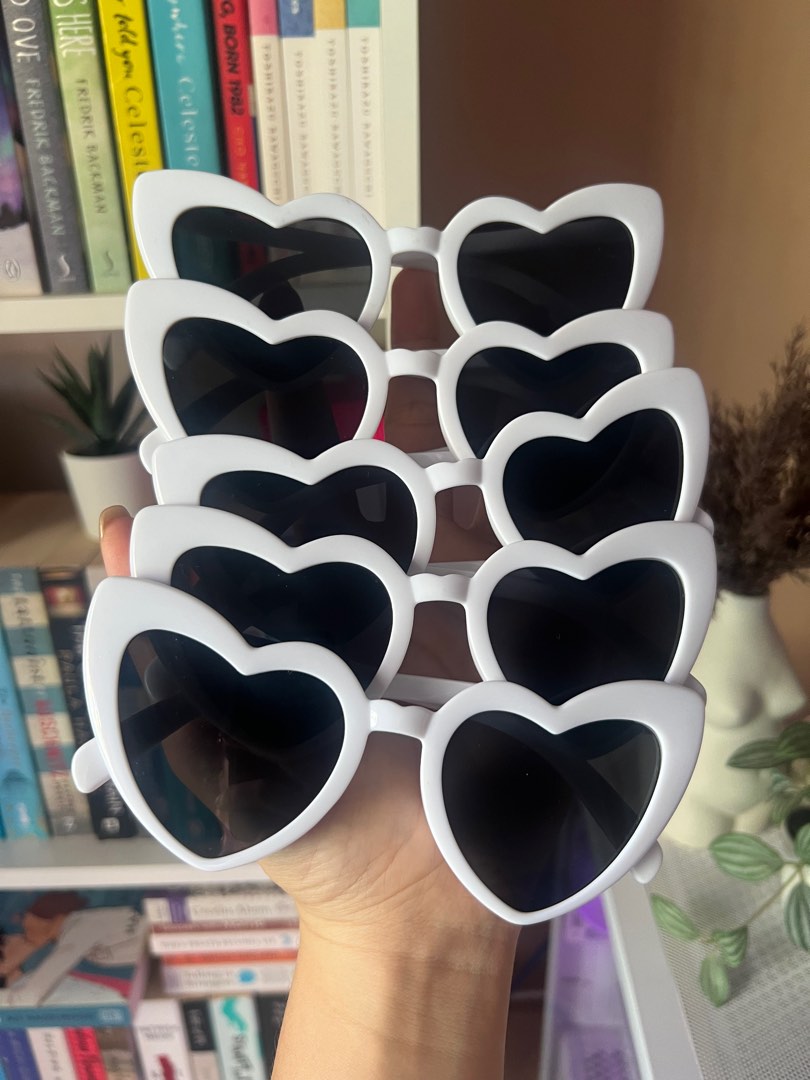 Heart Shape Sunglasses / Eyewear / Intimate Wedding / Photobooth, Women ...