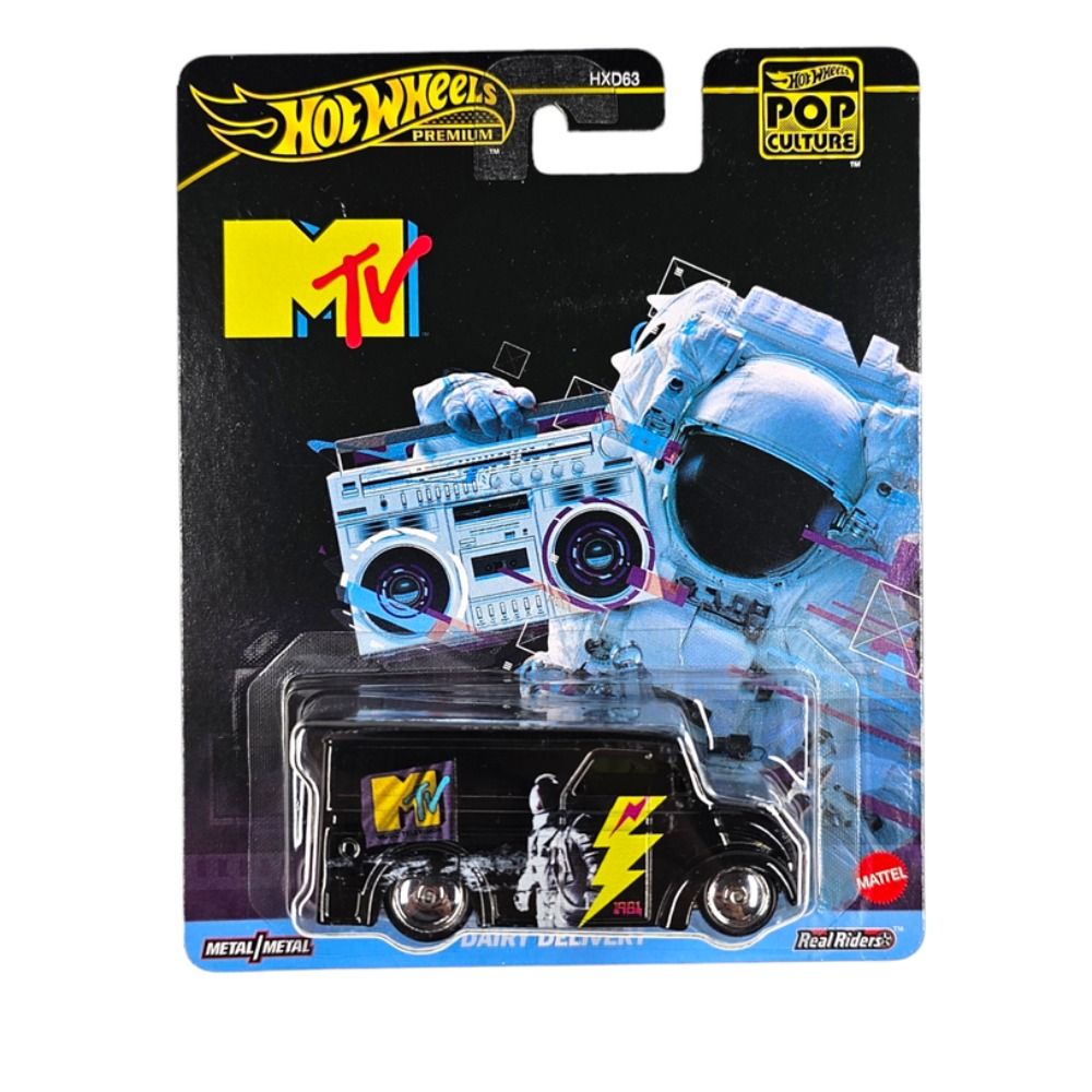 Hot Wheels 1/64 Scale MTV Van Model DAIRY DELIVERY Die-cast Car HVJ44 ...