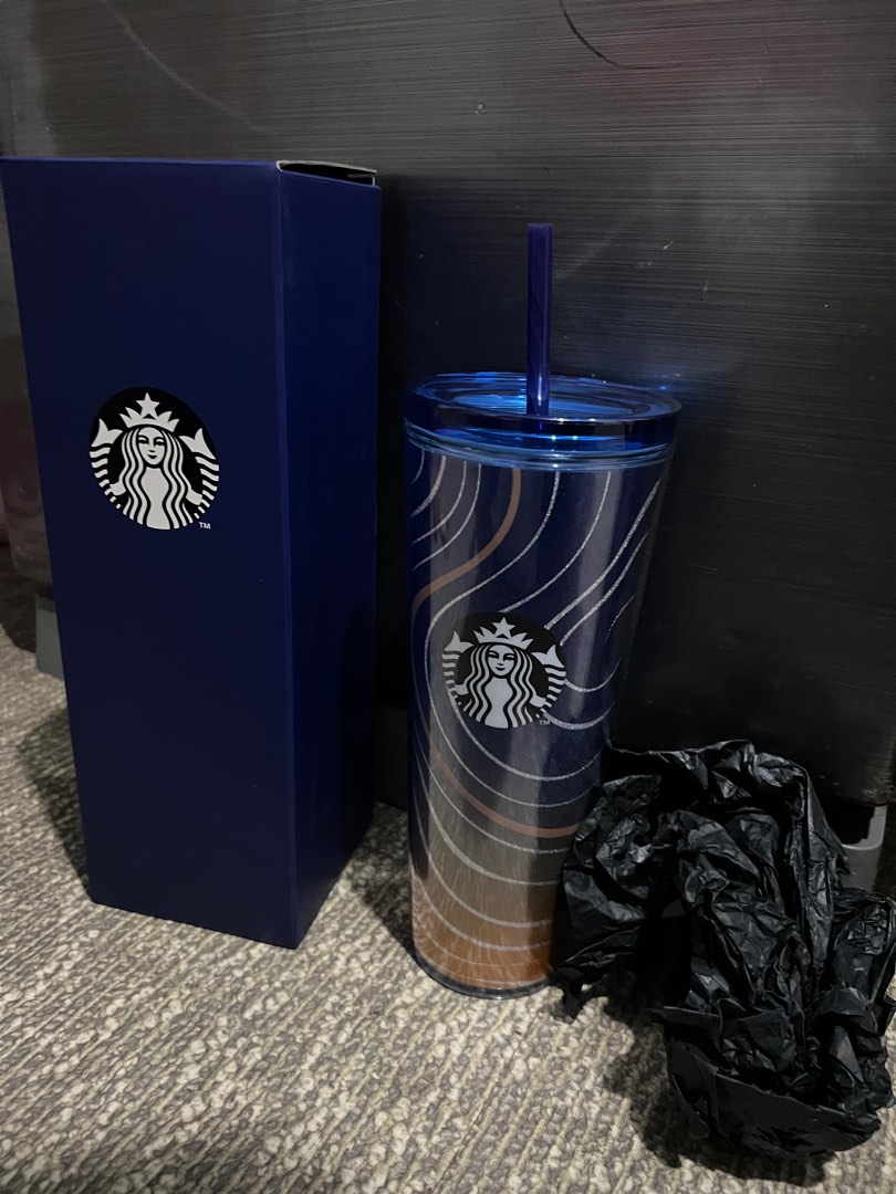 Starbucks Indigo Cold Cup, Everything Else, Looking For on Carousell