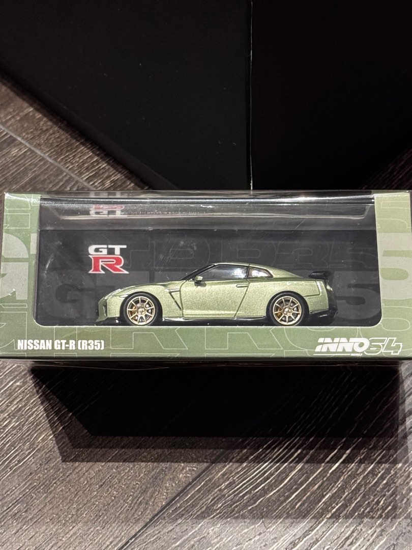 INNO 64 Nissan GTR R35 (Millennium Jade) not minigt kyosho tarmacworks ...