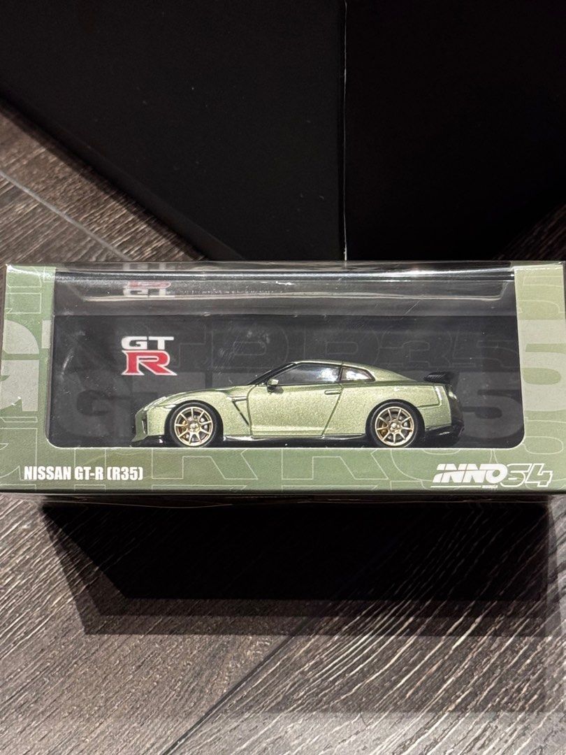 INNO 64 Nissan GTR R35 (Millennium Jade) not minigt kyosho tarmacworks ...