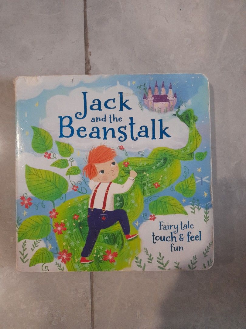 Jack and the Beanstalk Touchy Feely Board Book, Hobbies & Toys, Books ...