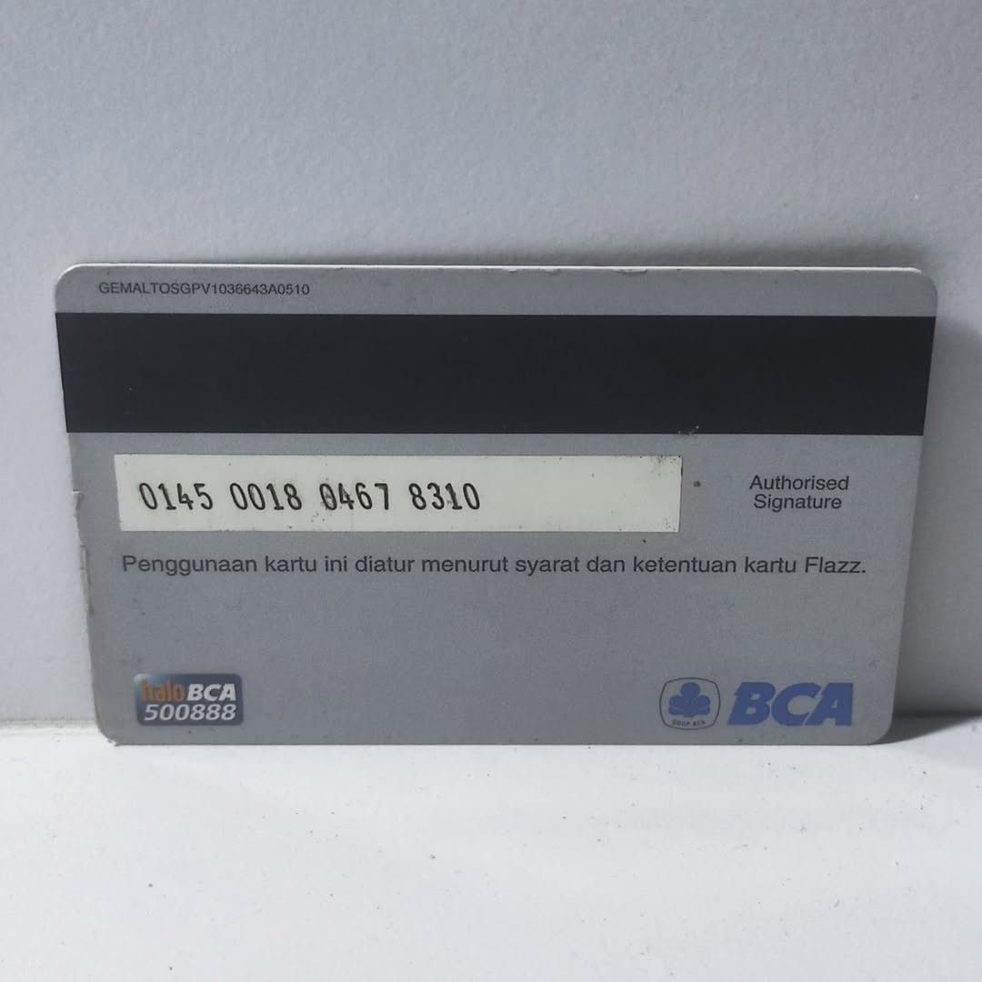 Kartu E-TOLL Card FLAZZ BCA Generasi Pertama, Part Two, Barang Yang ...