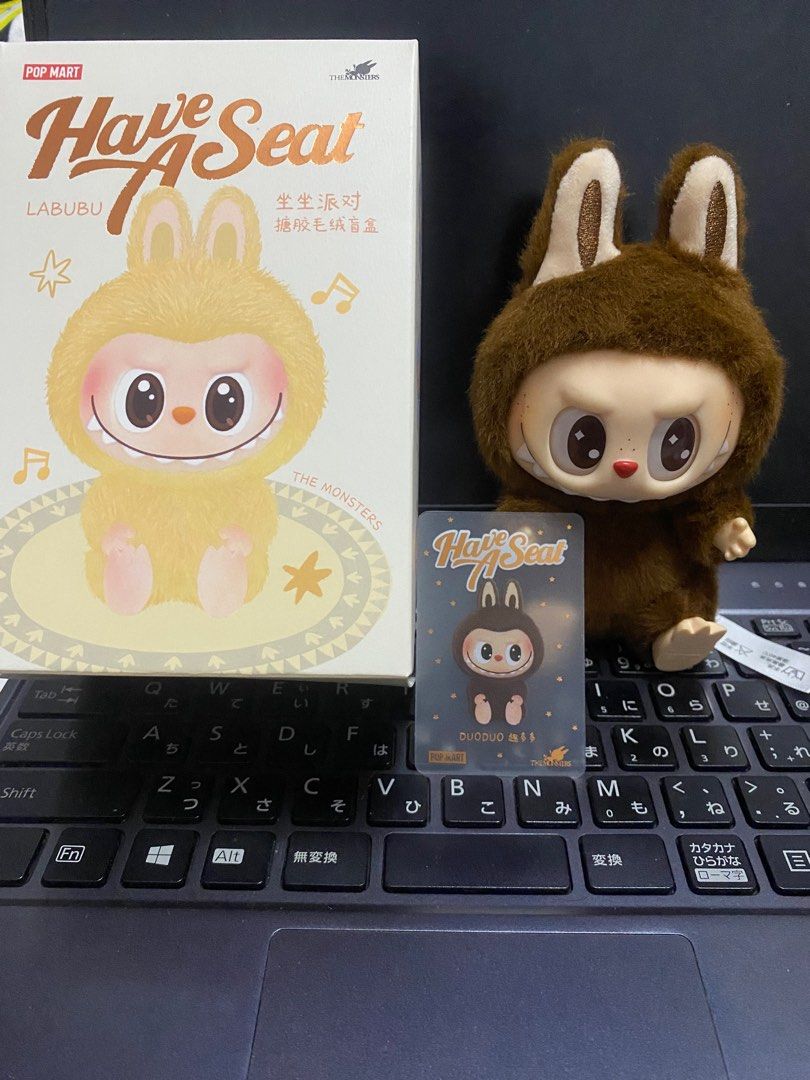 Labubu Hava a seat V2 secret Duoduo, Hobbies & Toys, Toys & Games on ...