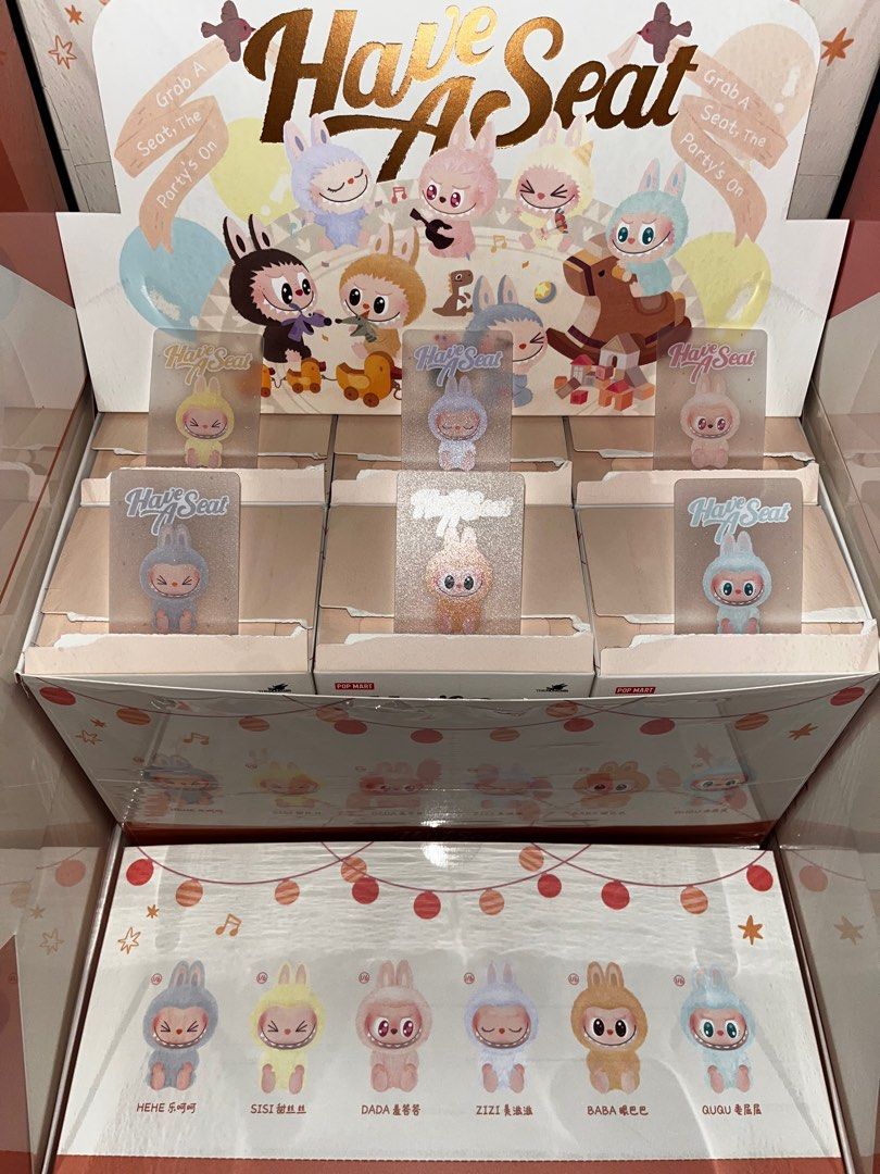 Labubu Have A Seat, Hobbies & Toys, Collectibles & Memorabilia, Fan ...