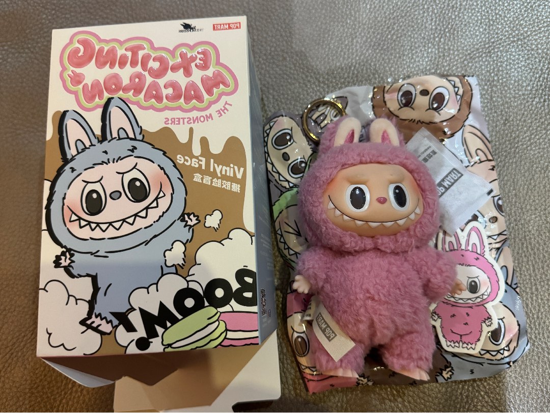 Labubu pink used once, Hobbies & Toys, Toys & Games on Carousell