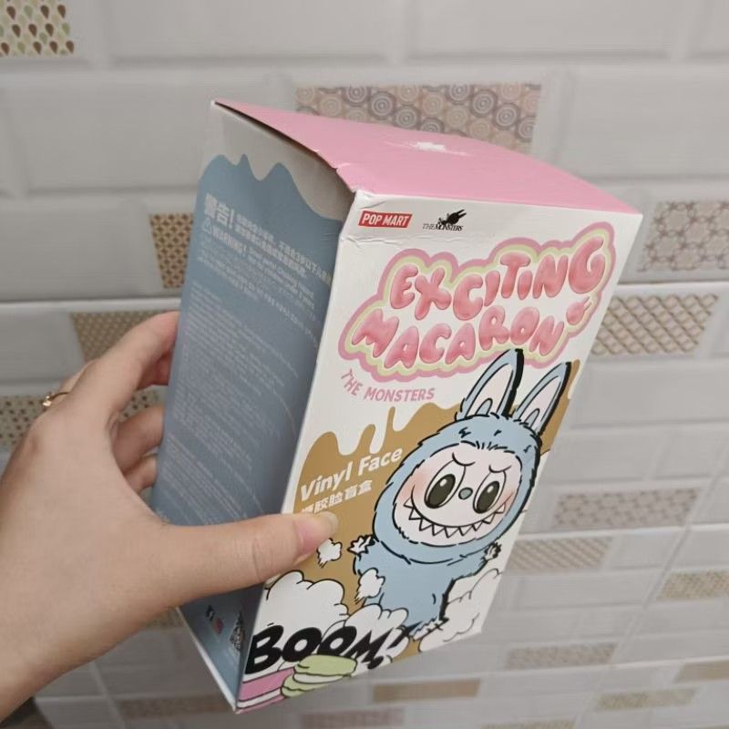 Labubu Pop Mart Original The Monster Exciting Macaron Blind Box, Toys ...