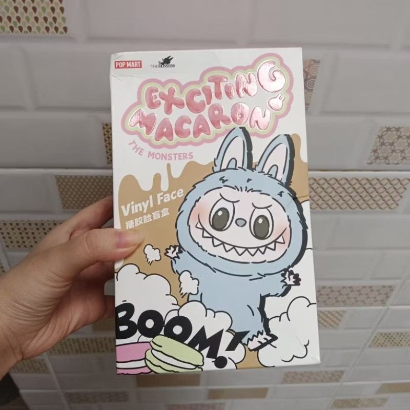 Labubu Pop Mart Original The Monster Exciting Macaron Blind Box, Toys ...