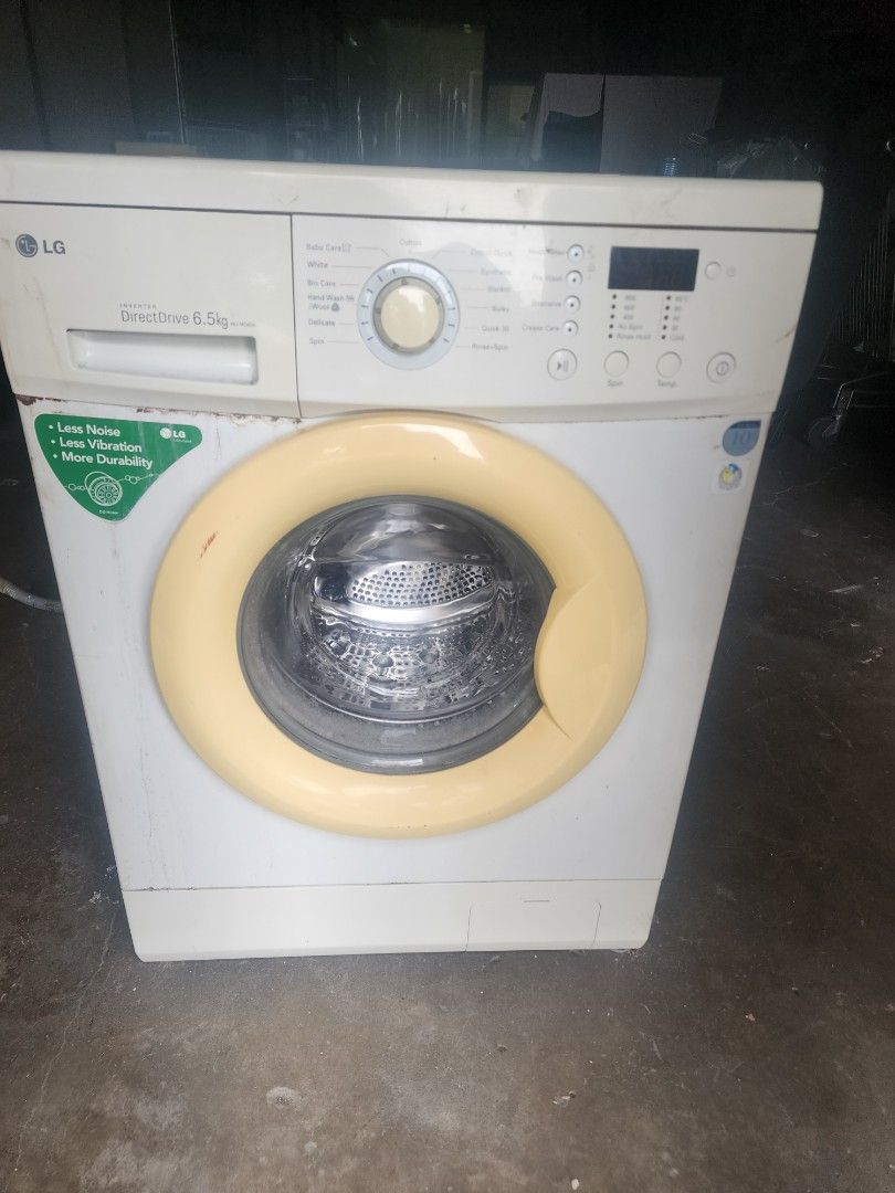 LG washing machine Direct Drive inverter 6.5 kg model WD-MD658, TV ...
