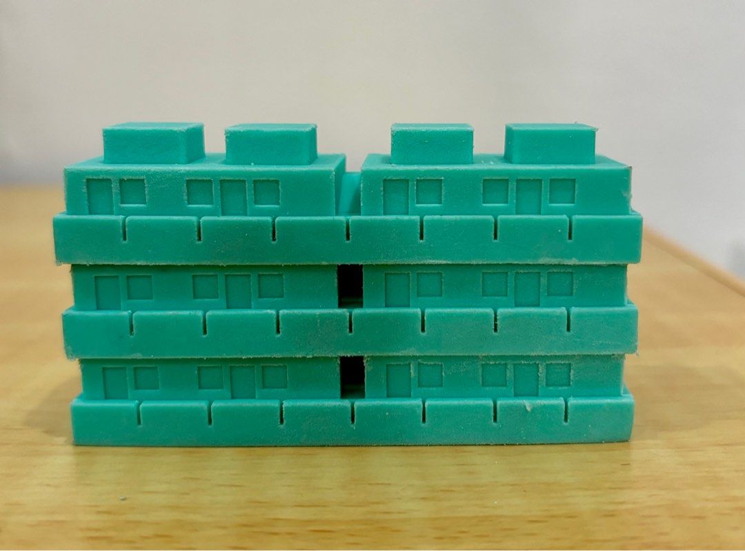Limited Edition SG50 HDB Block Erasers, Hobbies & Toys, Stationery ...