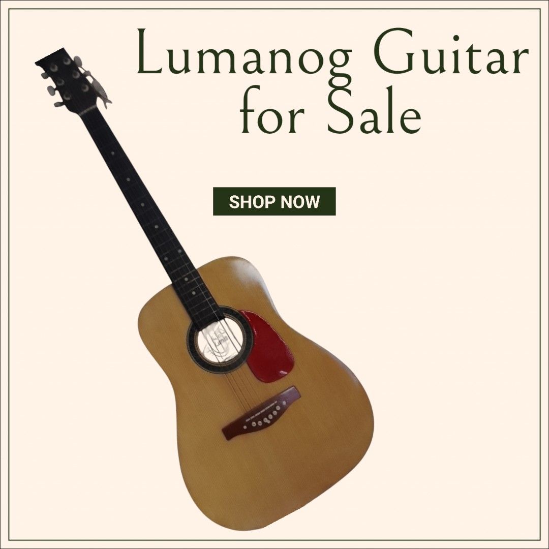 Lumanog Guitar, Hobbies & Toys, Music & Media, Musical Instruments on Carousell