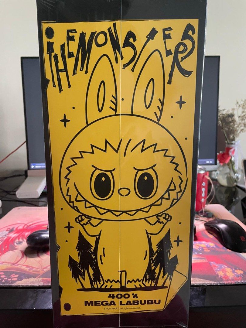 Mega Labubu Sketch 400%, Hobbies & Toys, Toys & Games on Carousell