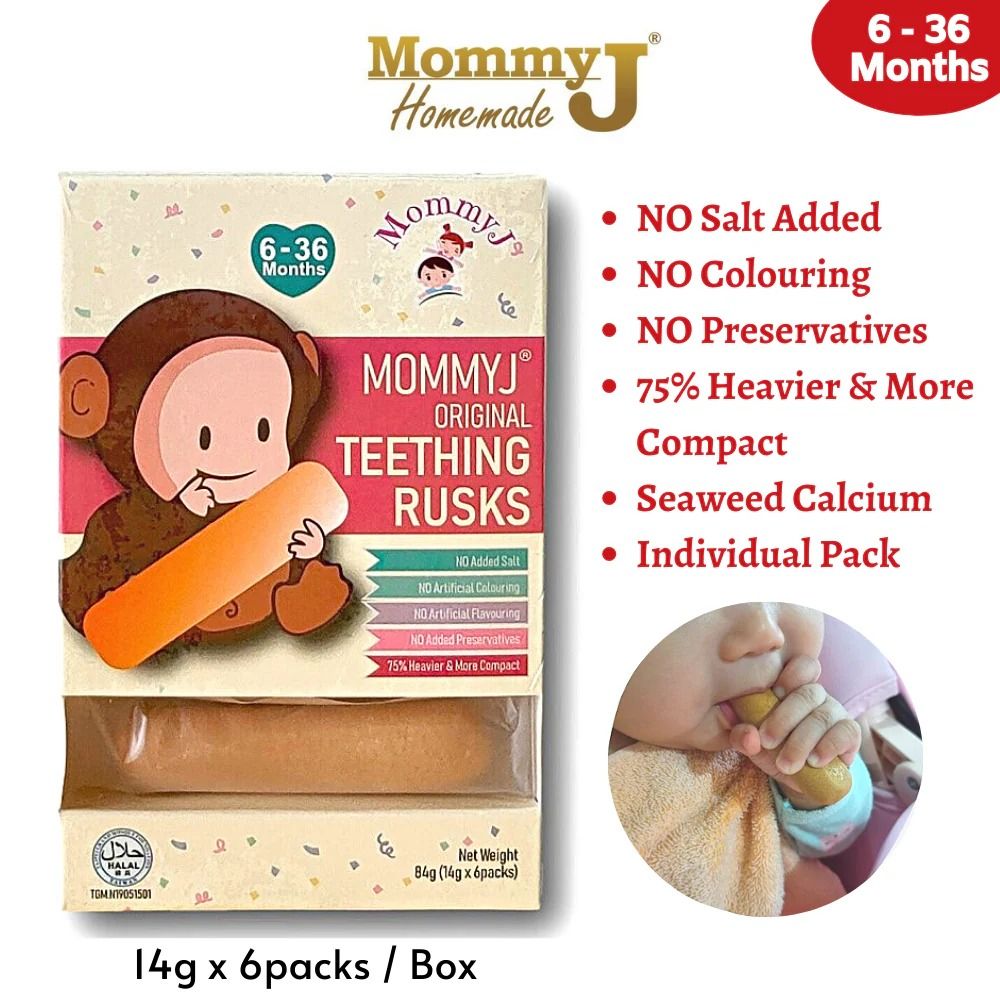 [Mommy J] Teething Rusks for Baby, Food & Drinks, Other Food & Drinks ...