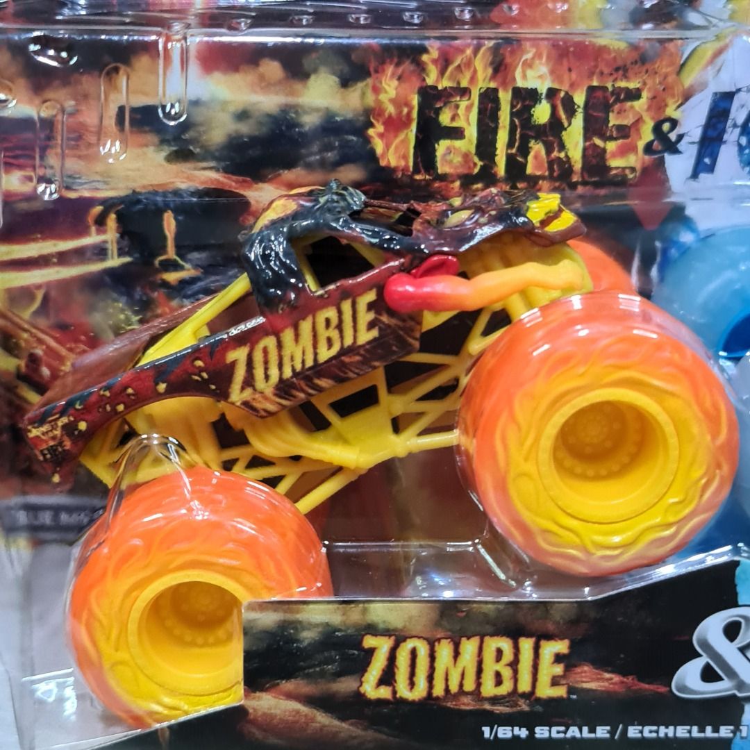 Monster Jam Zombie vs Northern Nightmare (Fire & Ice), Hobbies & Toys ...