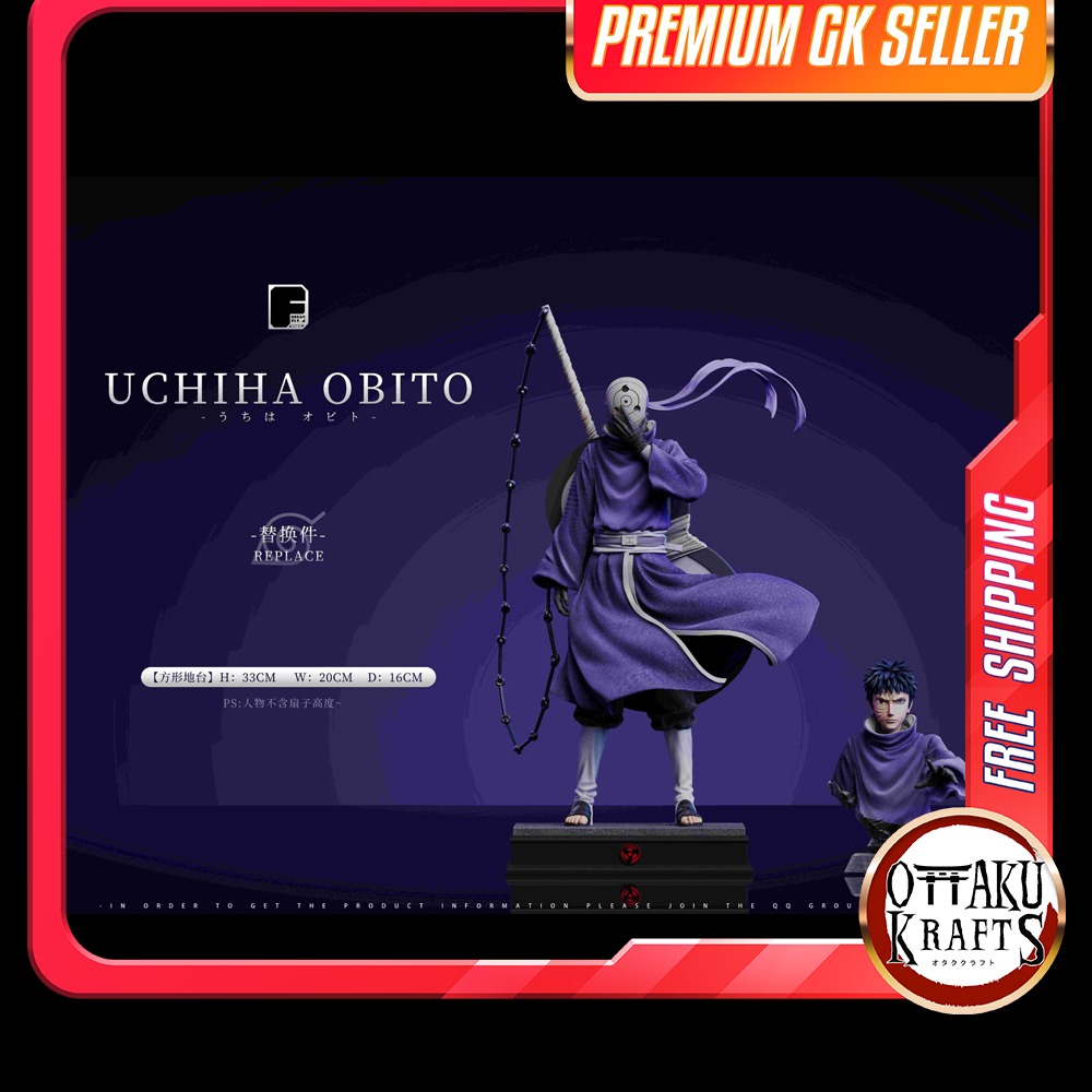Naruto Shippuden | Uchiha Obito | Dream Fly Studio | 【FREE Shipping ...