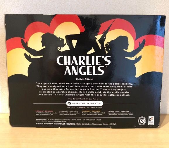 NRFB Barbie Charlie's Angels Kelly Gift Set Doll Mattel, Hobbies & Toys ...