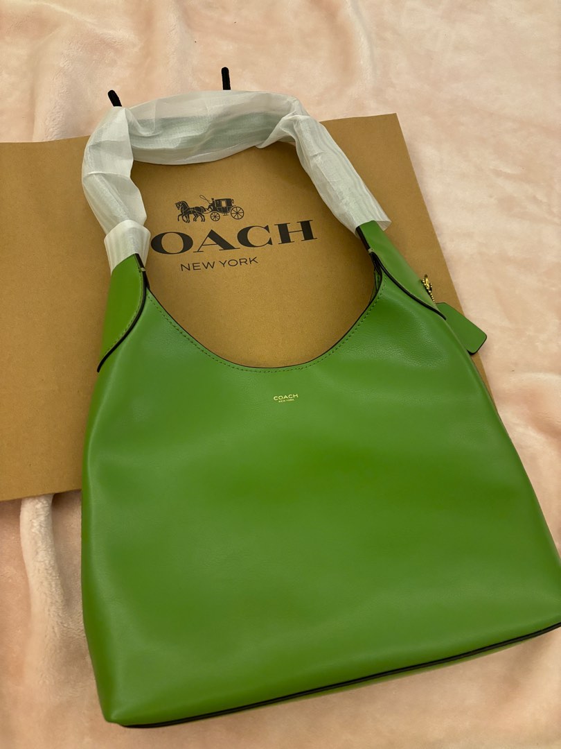 Original coach CU068 green women Brooklyn bag handbag, Luxury, Bags & Wallets on Carousell