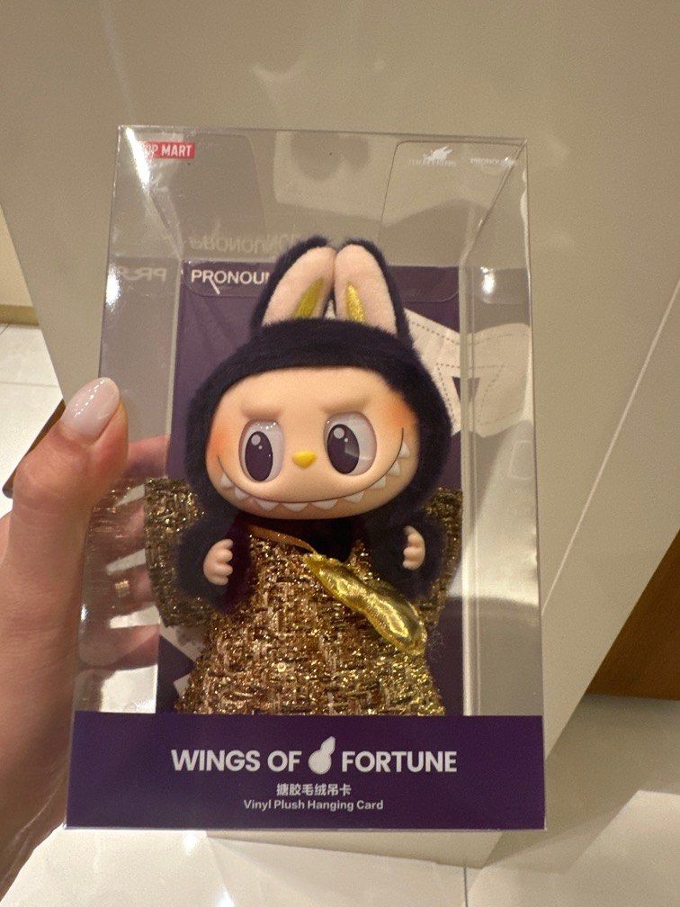 Original Labubu Wings of Fortune, Hobbies & Toys, Toys & Games on Carousell