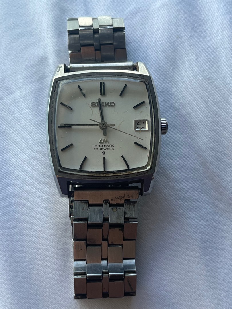 Original Vintage Seiko Lord Matic Square Automatic Watch, Men's Fashion ...