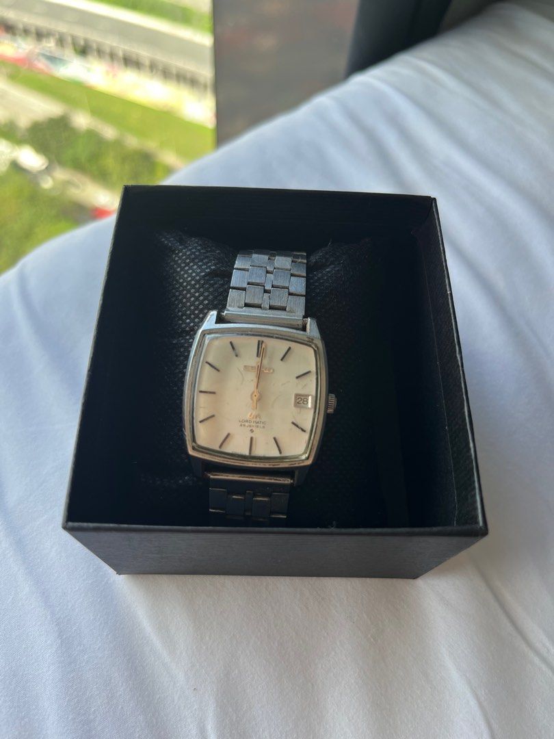 Original Vintage Seiko Lord Matic Square Automatic Watch, Men's Fashion ...