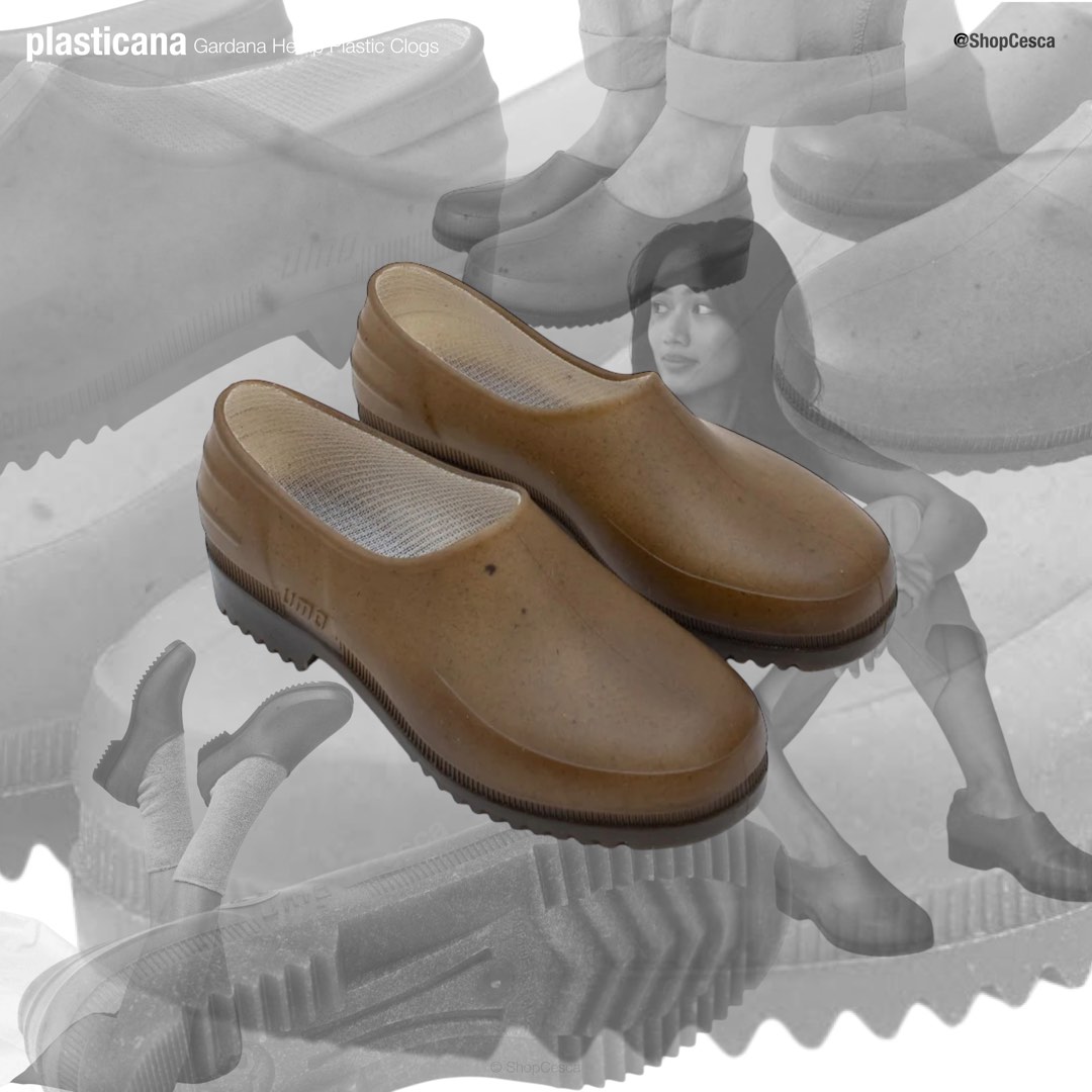 Plasticana Gardana Hemp Garden Clogs, Women's Fashion, Footwear ...