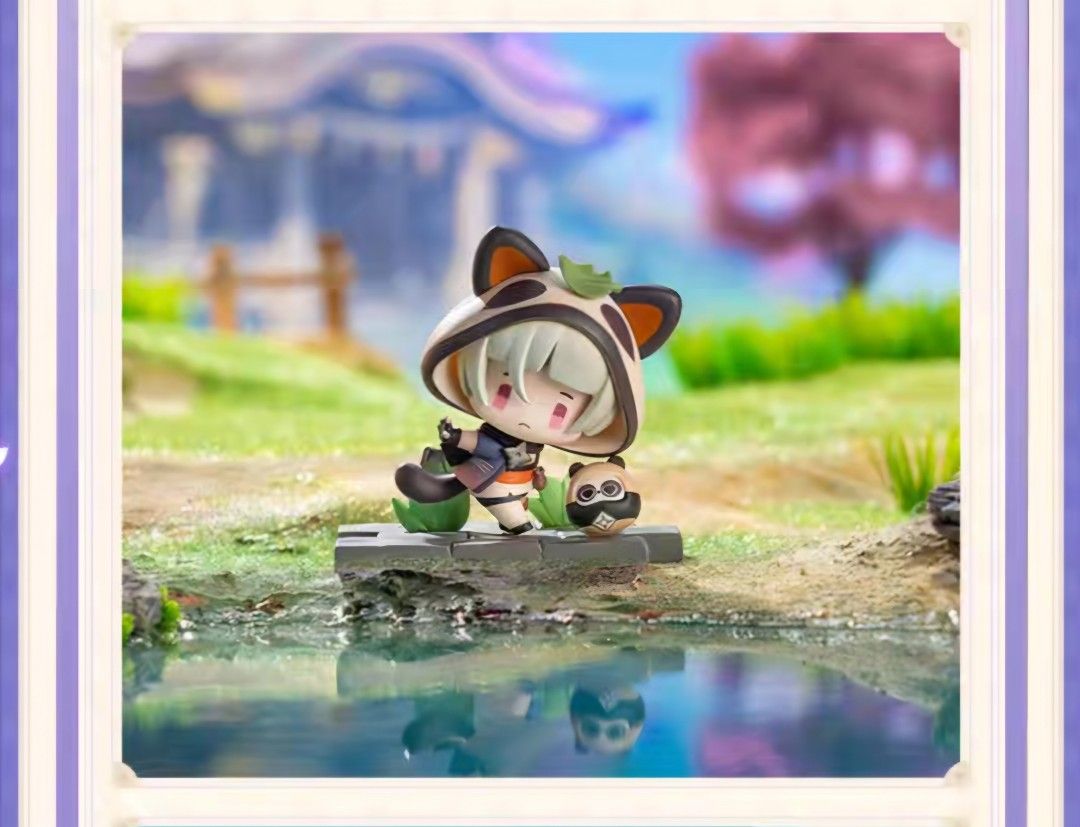 PO Genshin Impact Inazuma battle stance ready blind box figures (Gorou ...