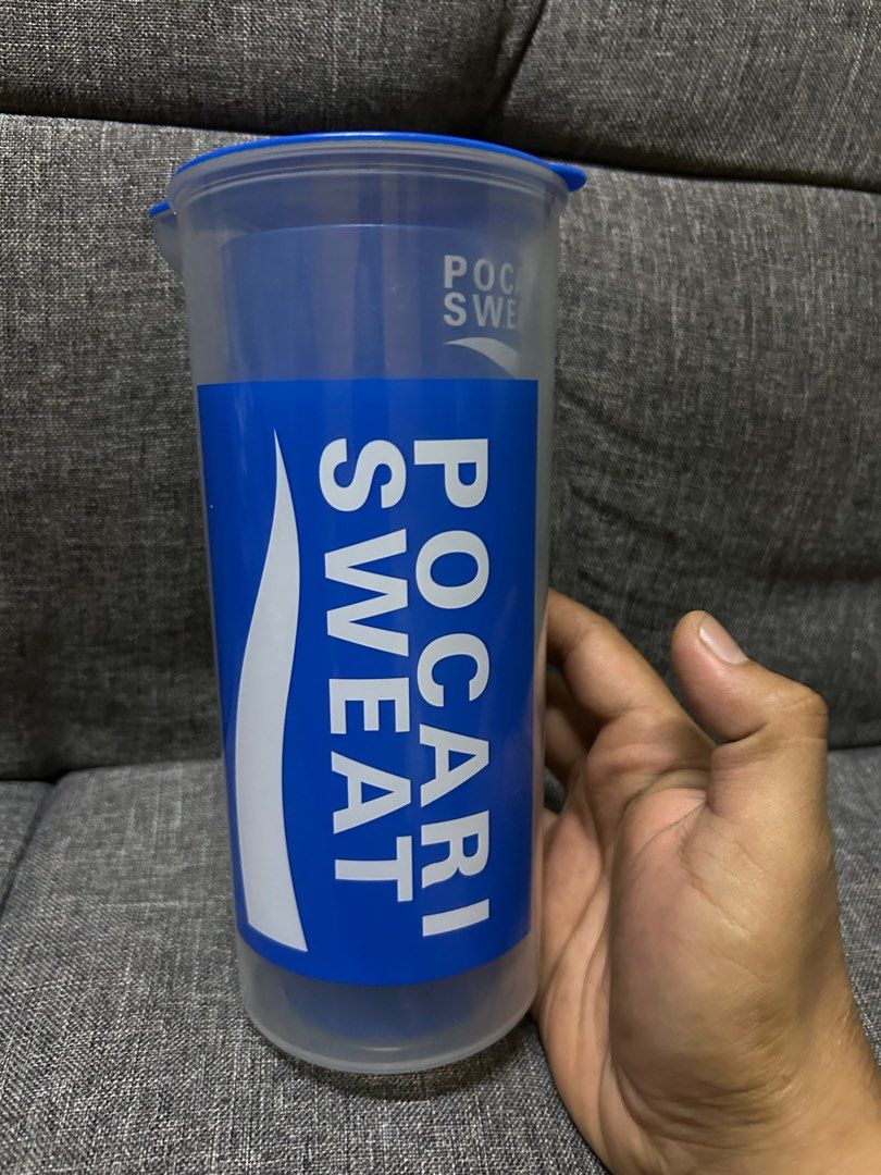Pocari sweat folding cup set, Sports Equipment, Hiking & Camping on ...