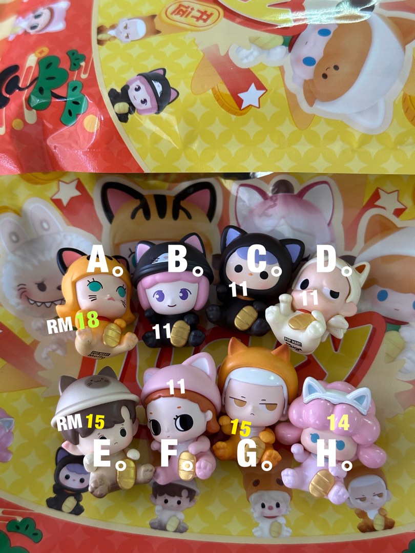 pop bean Labubu molly skull panda, Hobbies & Toys, Toys & Games on ...