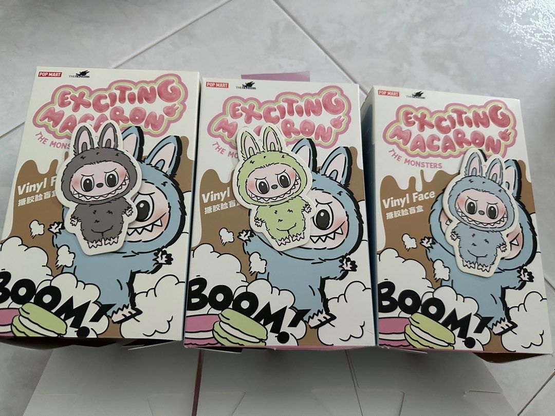 Popmart Labubu V1 Sesame, Sea Salt, Green Grape, Hobbies & Toys, Toys ...