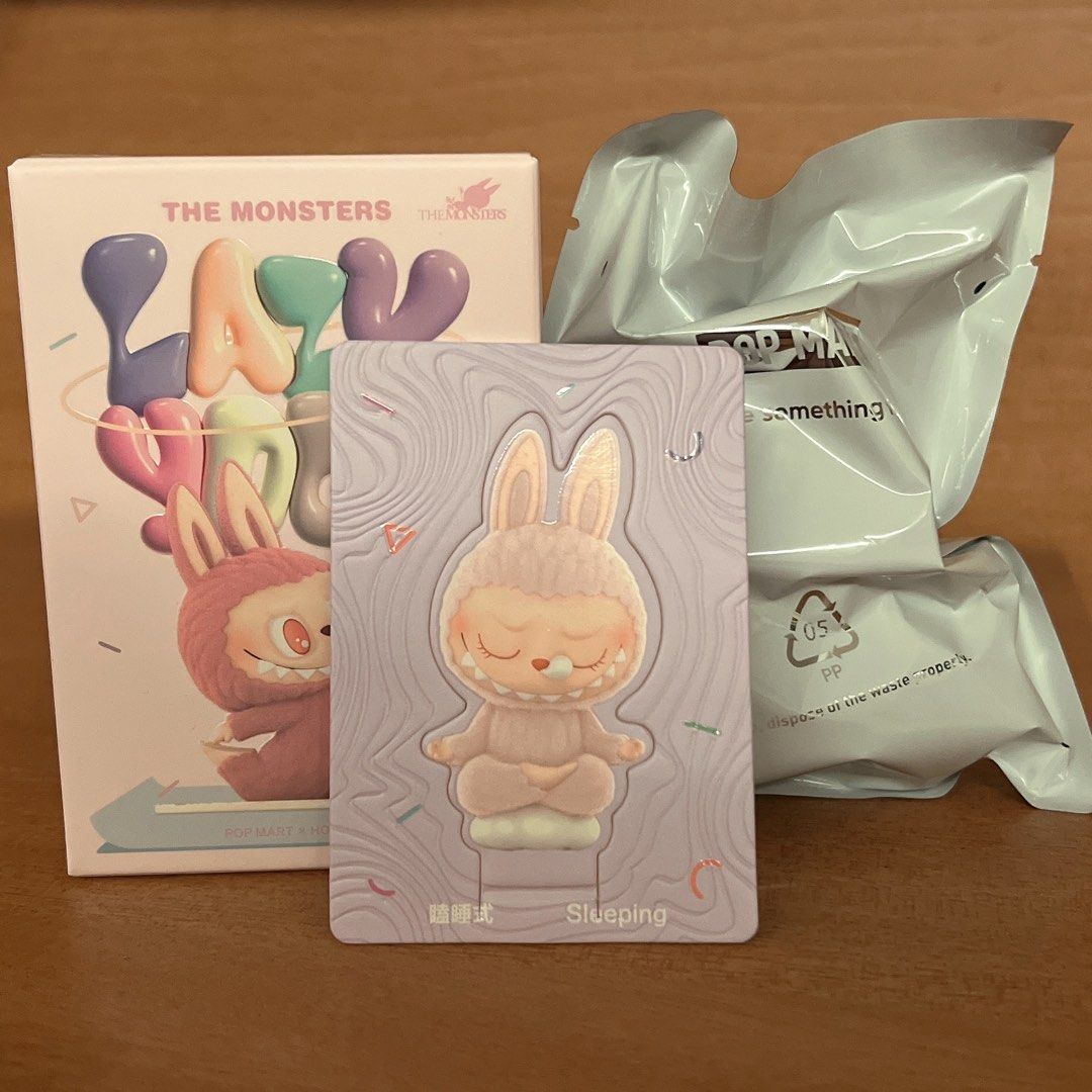 No trades. POPMART Lazy Yoga Labubu Sleeping, Hobbies & Toys, Toys ...